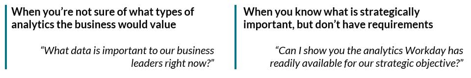 Evolve from “Having Data” to “Using Analytics” with Workday Dashboards